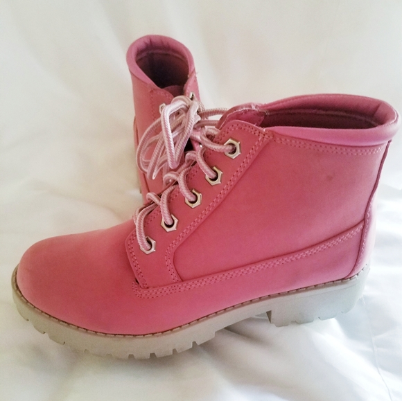 White Mountain | Shoes | Whitemt Pink Combat Boots | Poshmark